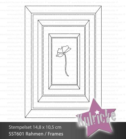 Kulricke Stempelset "Rahmen / Frames" Clear Stamp - LaCreativ ...